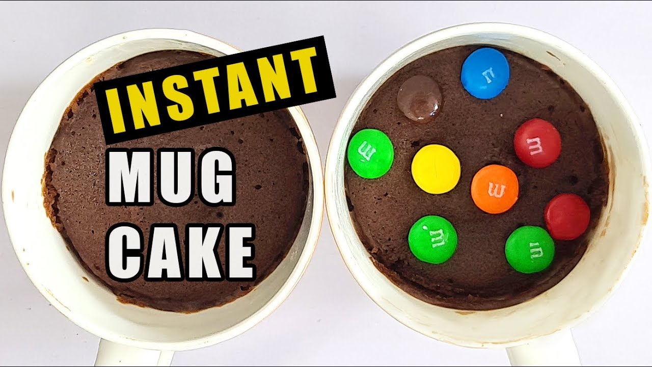 INSTANT EGGLESS CHOCOLATE MUG CAKE WITH 2 INGREDIENTS | केक बनाने का ...
