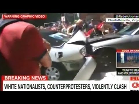 CAR PLOWS INTO "WHITE LIVES MATTER" "COUNTER PROTEST" MARCH IN ...