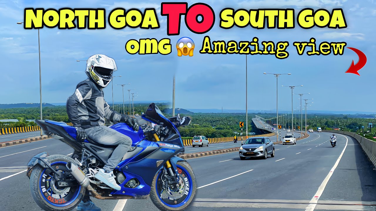 North goa to south goa bike ride || Amazing view 😱|| r15 ko leke mai ...