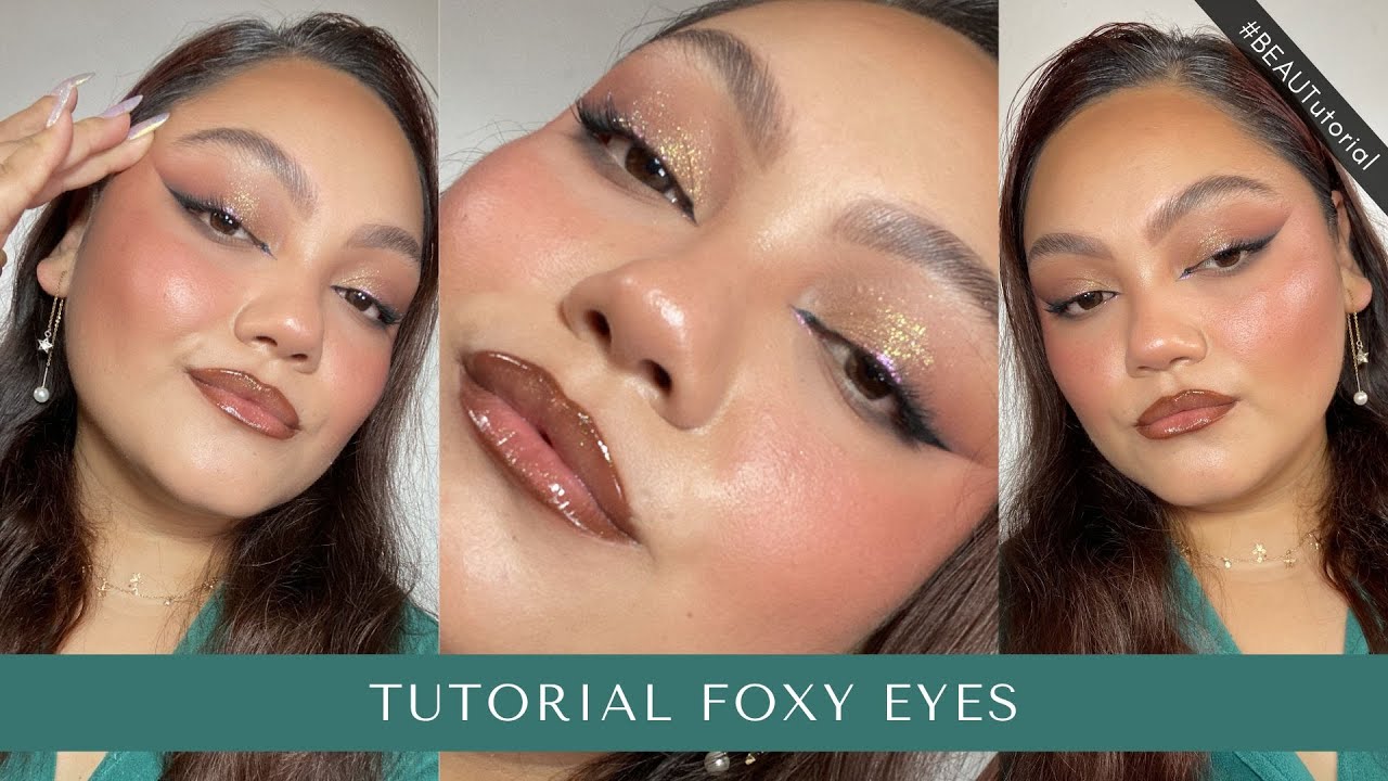 FOXY EYES: tutorial paso a paso - YouTube