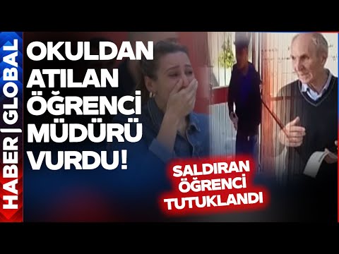 Okuldan Atılan Öğrenci Müdürü Vurdu! Okul Müdürü İbrahim Oktugan'ı Vuran Öğrenci Tutuklandı