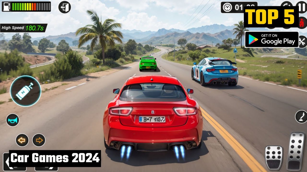 Top 5 Best Car Games In 2024 || Car Games For Android || Offline Games ...