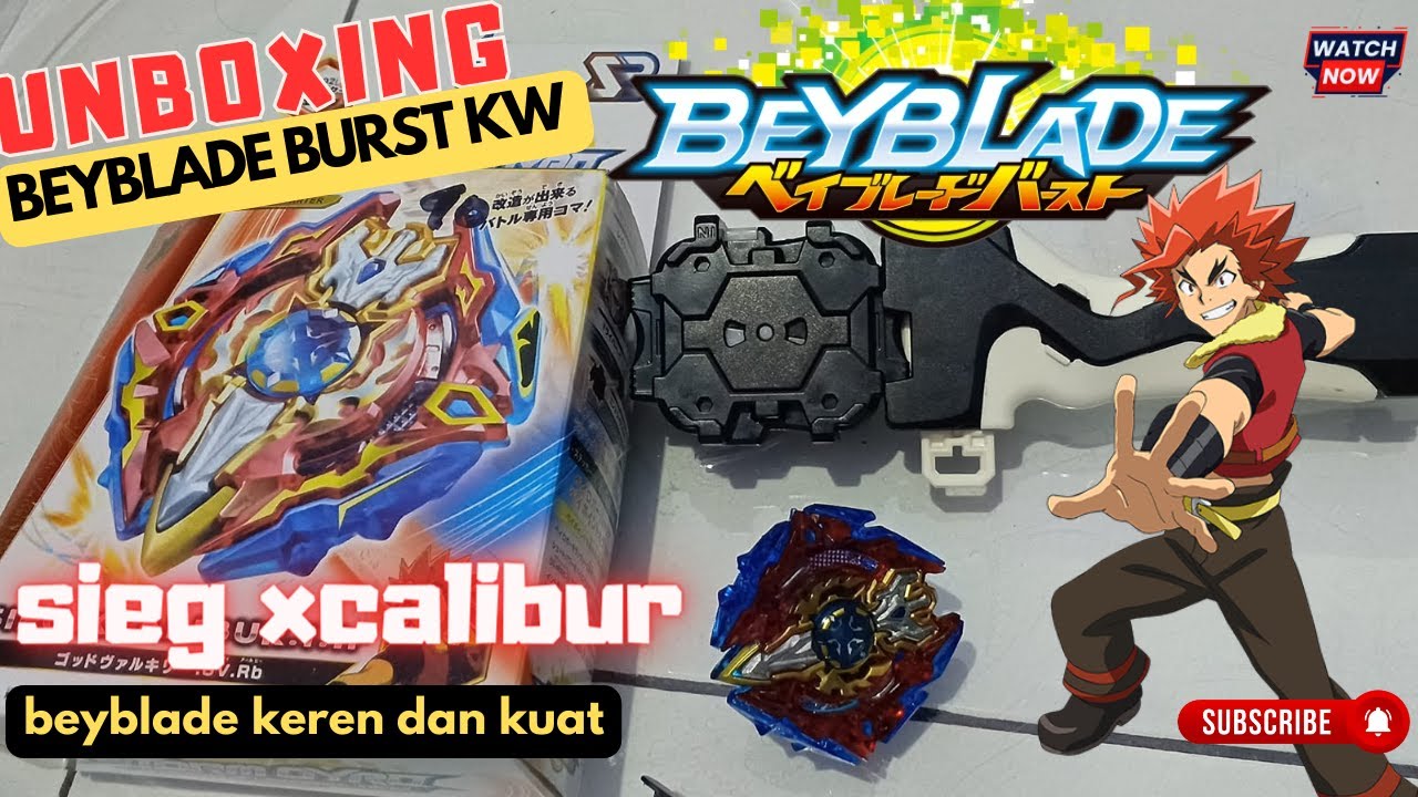 Unboxing Beyblade burst. Sieg Xcalibur - YouTube