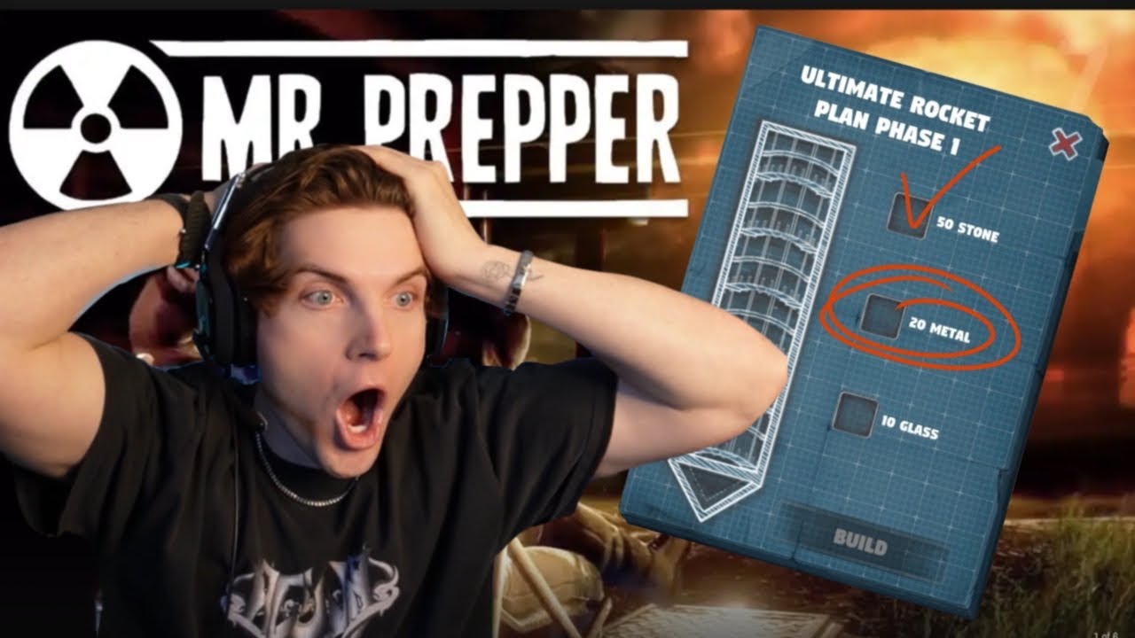 I'm Building An ESCAPE ROCKET In Mr. Prepper! - YouTube