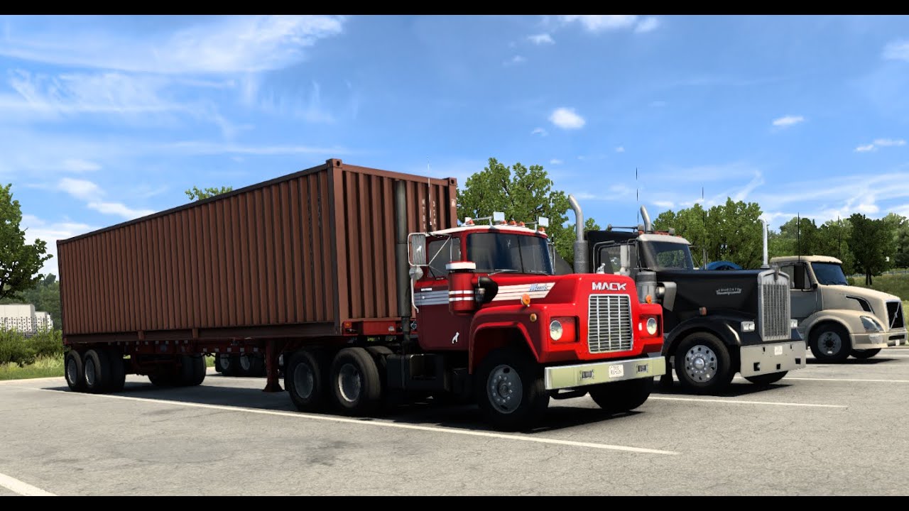 Driving The Mack R In American Truck Simulator - YouTube