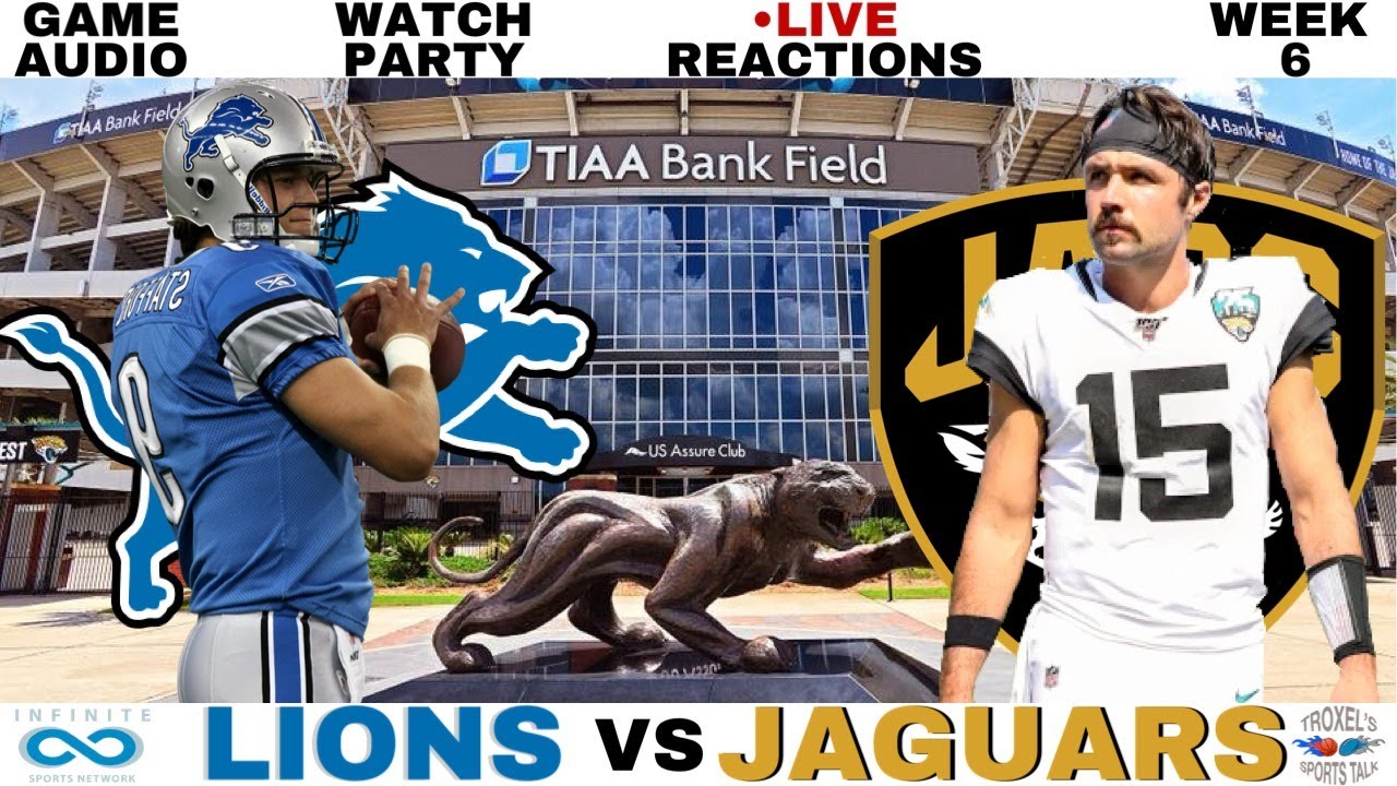 NFL WEEK 6: Detroit Lions vs Jacksonville Jaguars: Game Audio ...