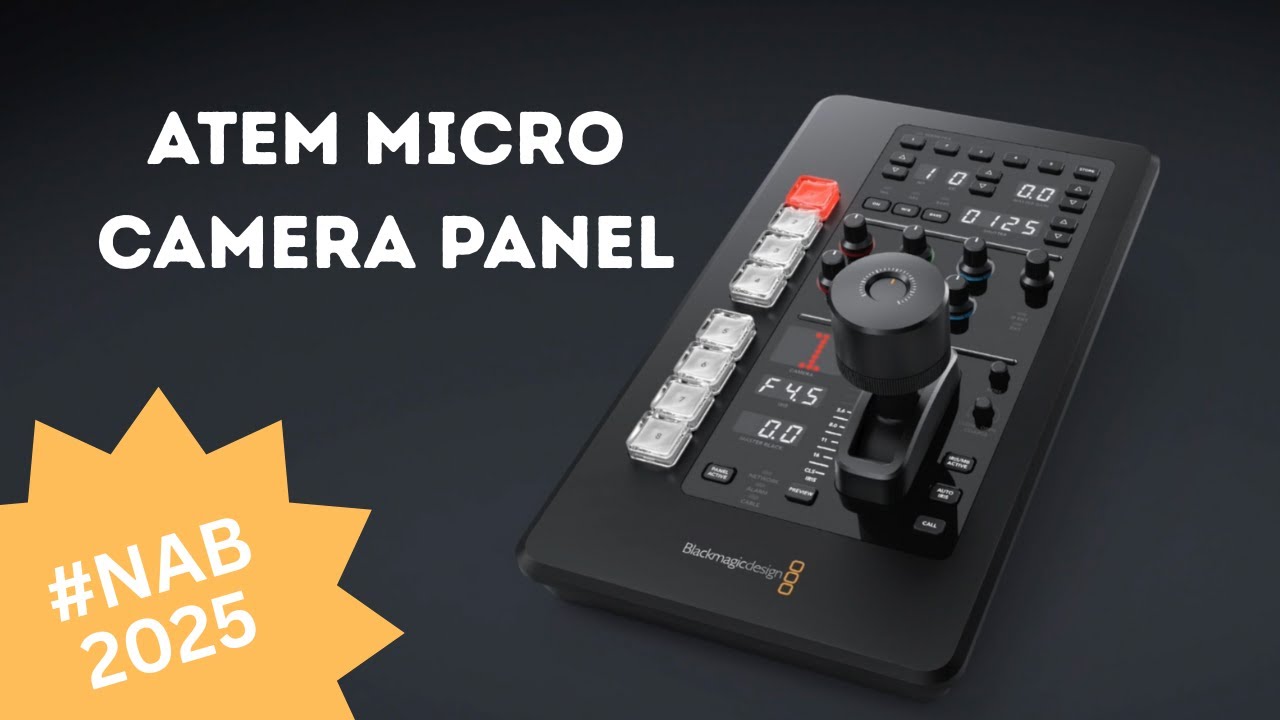 🎥 NEW ATEM Micro Camera Panel Revealed at NAB2025! #ATEMMicroPanel # ...
