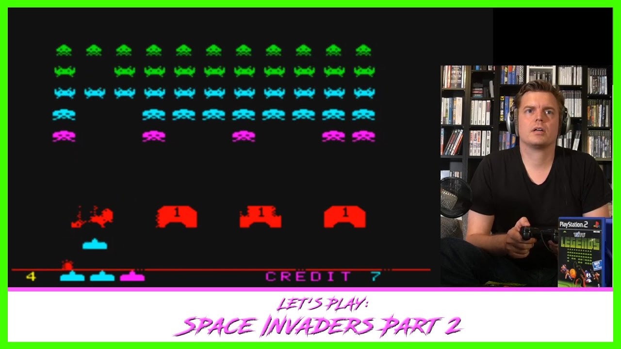 Let's Play: "Space Invaders Part 2" (1979) ("Taito Legends" Part 02) (Sorry für die Sound ...