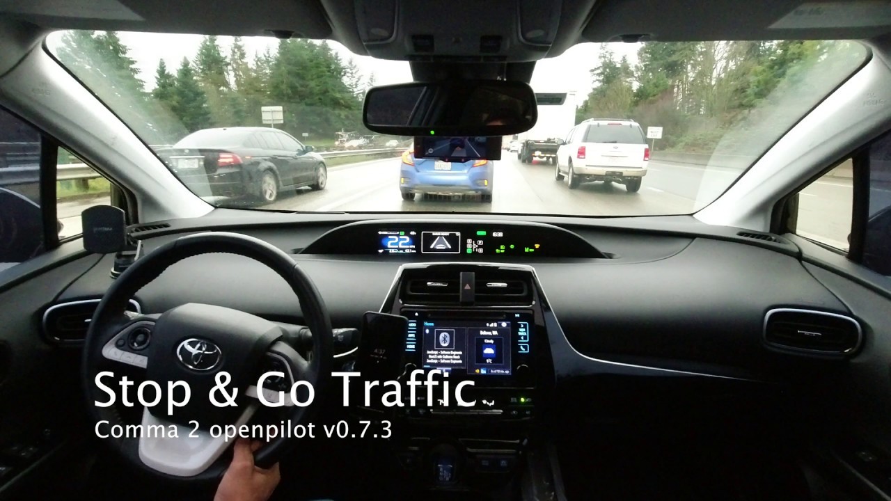 Can Comma 2 Openpilot v0.7.3 Handle Stop & Go Traffic? - YouTube