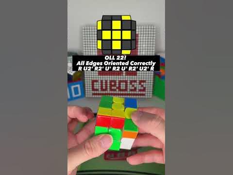 OLL 22! All Edges Oriented Correctly - YouTube