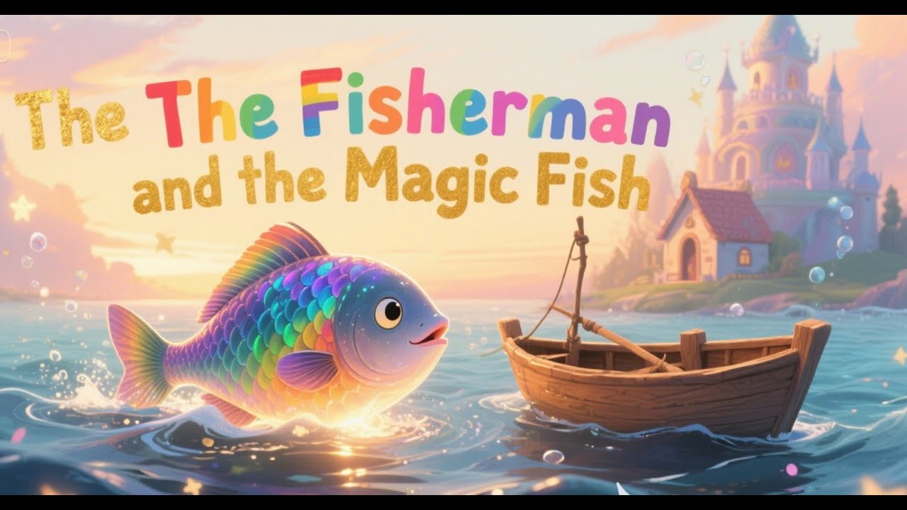🐠 The Fisherman and the Magic Fish | Bedtime Story for Kids 🌙 - YouTube
