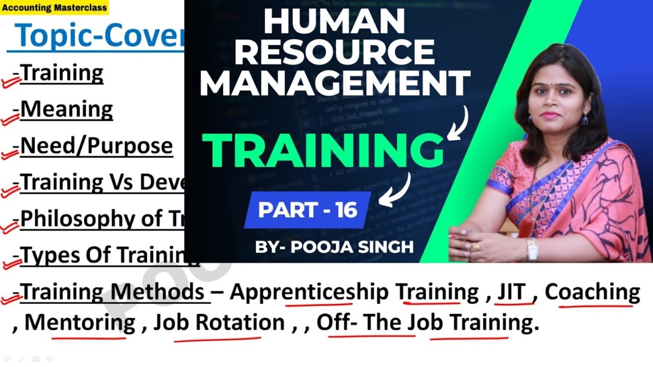 Training | Purpose | Method | Types | Human Resource Management | Part ...