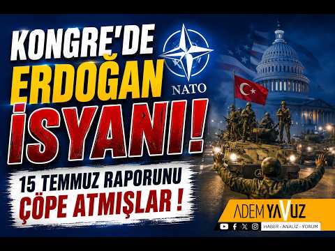 KONGRE'DE  ERDOĞAN TEPKİSİ- 15 TEMMUZ RAPORUNU ÇÖPE ATMIŞLAR