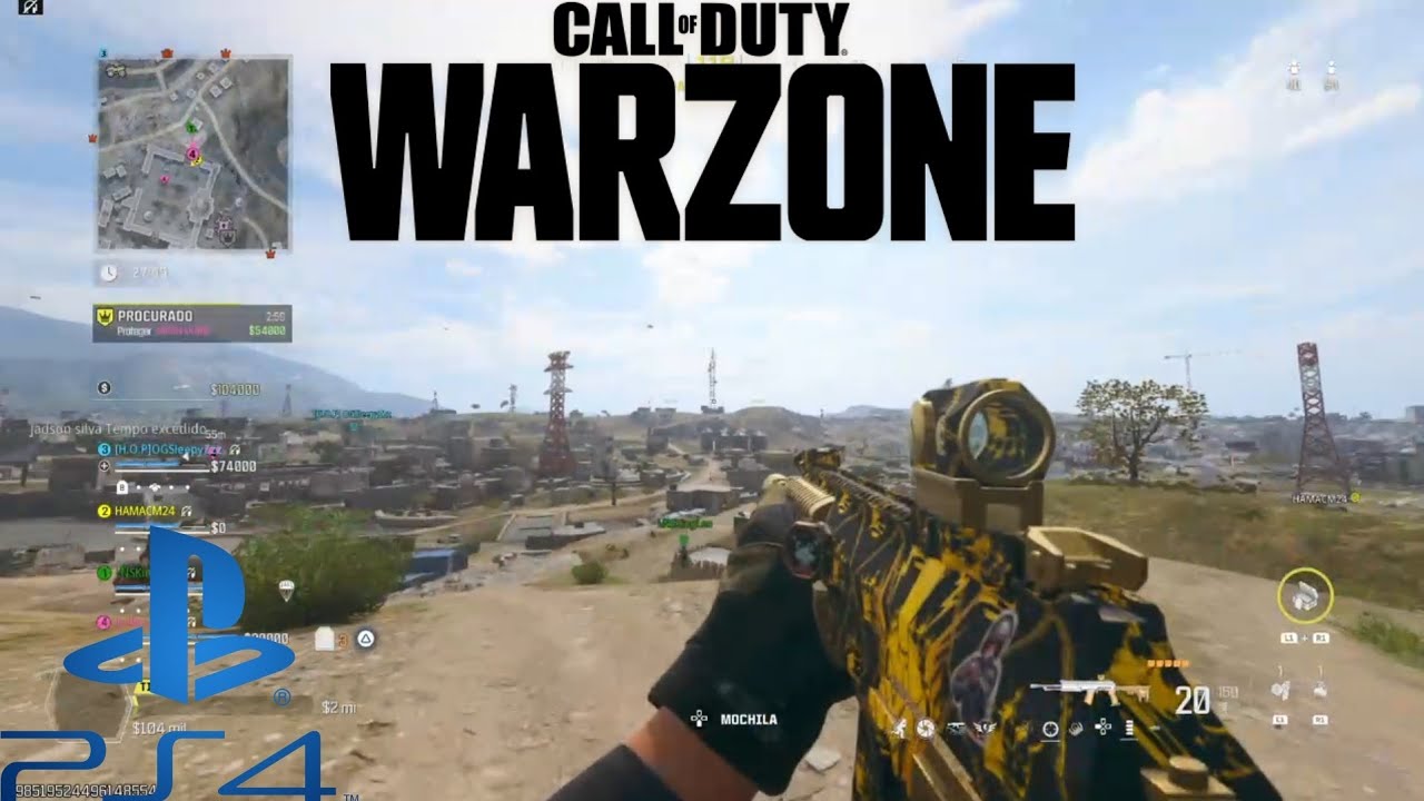 Call of Duty Warzone - PS4 Slim 60 FPS (Gameplay No Commentary) - YouTube