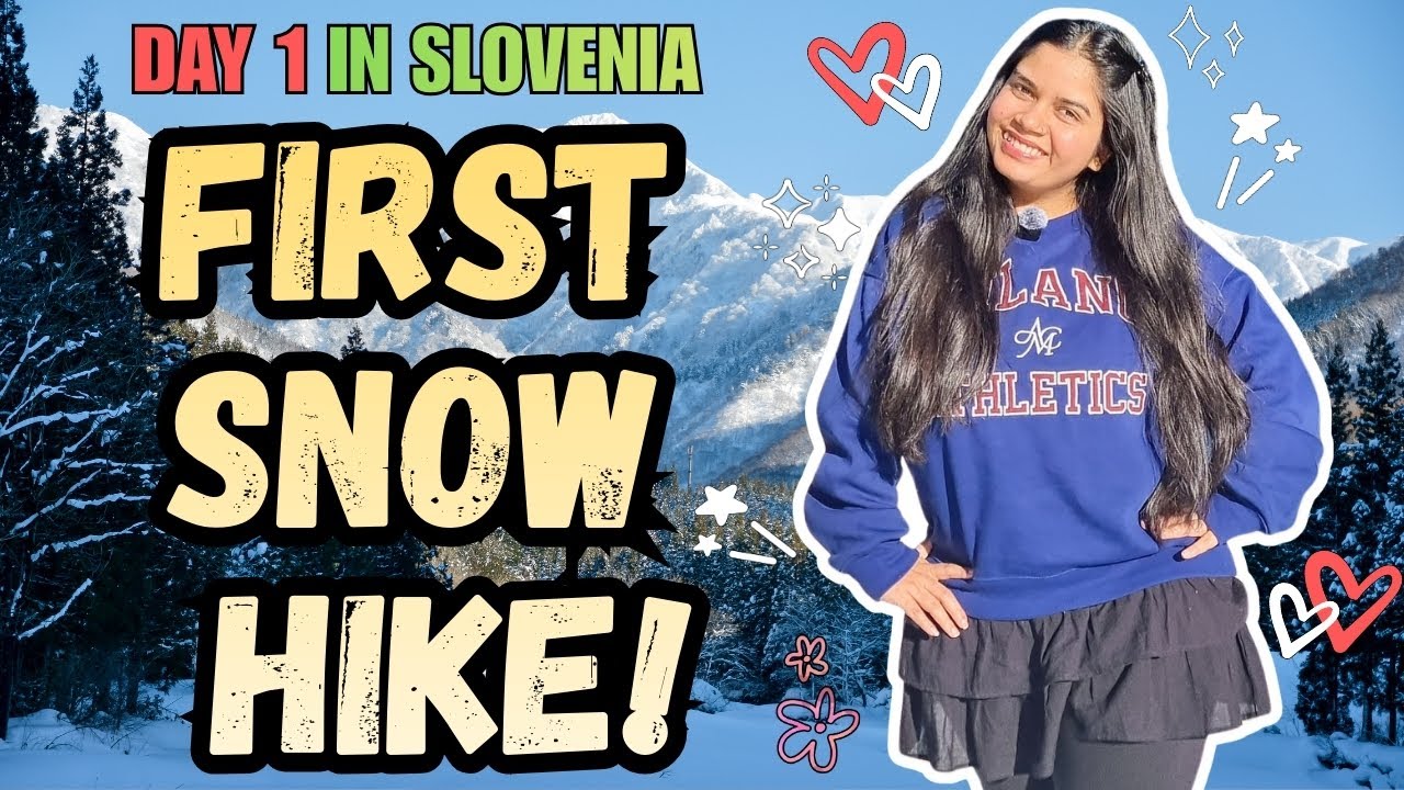 First Time Deep Snow Mountain Hike ️ | Slovenia Series Day 1 - YouTube