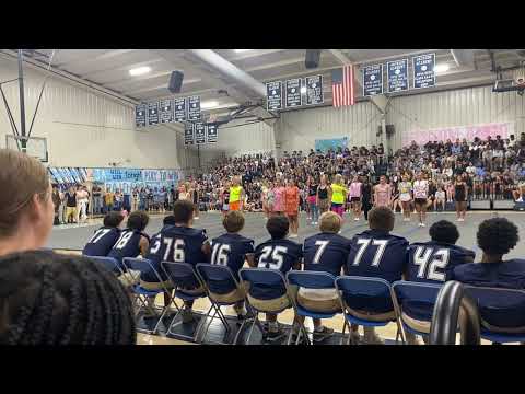 Jackson Academy Cheer- Decades Pep Rally 2023