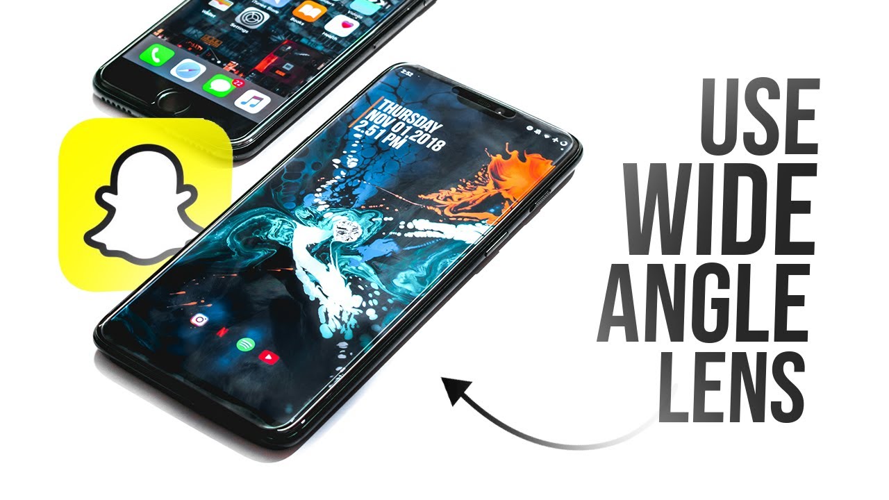 How to Use Wide Angle in Snapchat Android (tutorial) - YouTube