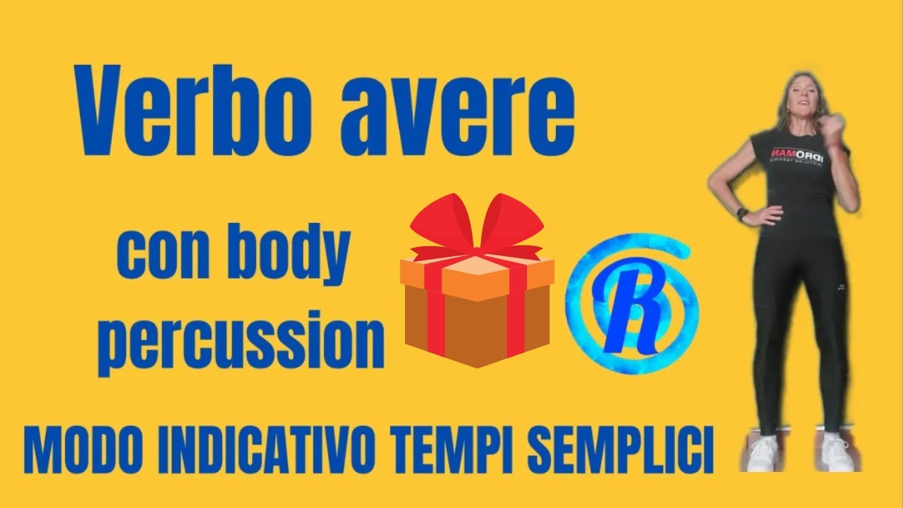 verbo avere con body percussion - YouTube
