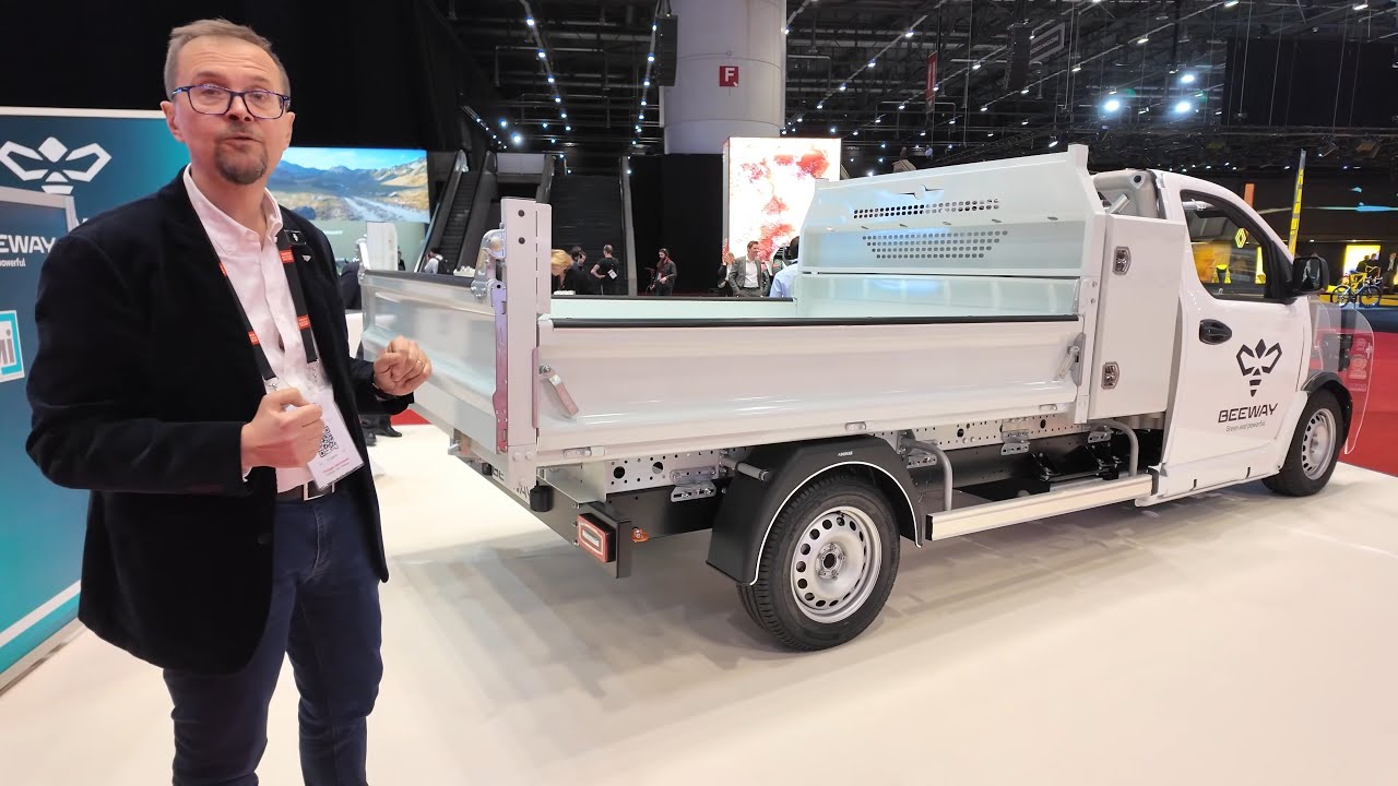 French Cybertruck alternative, Beeway Modular Pickup EV Truck ...