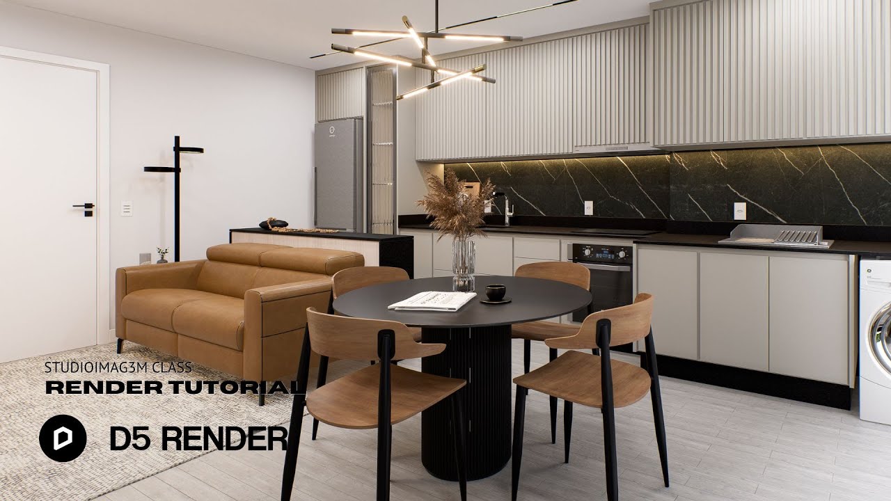 D5 RENDER 2.6 RENDERING RELAISTA TUTORIAL KITCHEN WITH INTEGRATED ...
