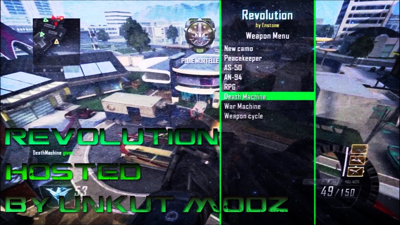 [PS3/DEX/BO2 1.18/] Mod Menu Revolution V1 | Hosted by UnKut MoDz - YouTube