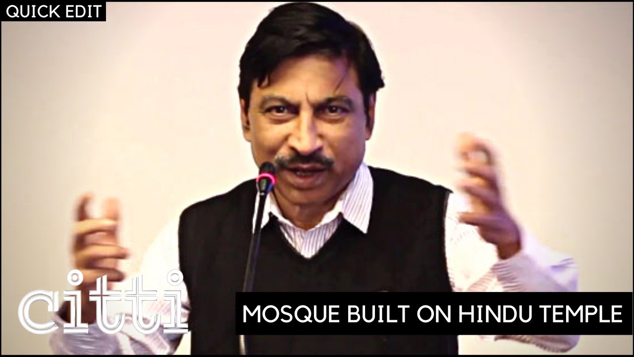 KK Muhammed: "Archaeologically proven that Babri Masjid built atop ...