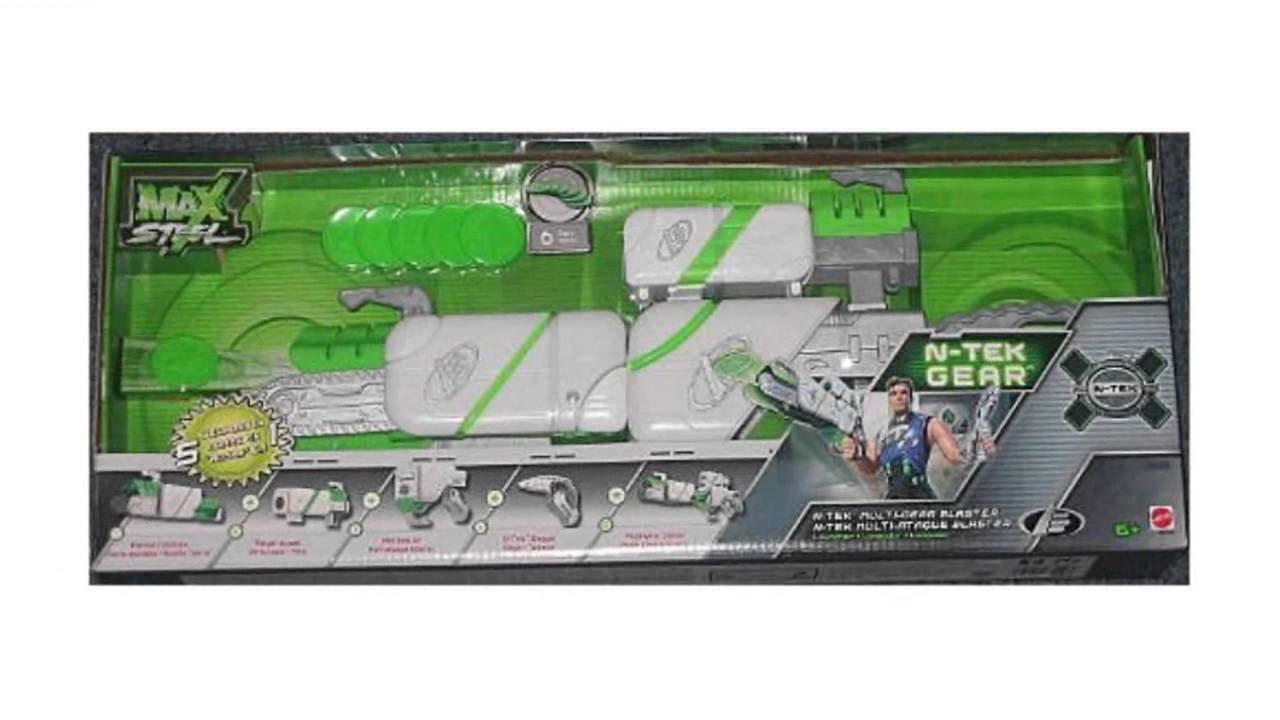 Max Steel N-tek 5 In 1 Multi Gear Blaster - YouTube