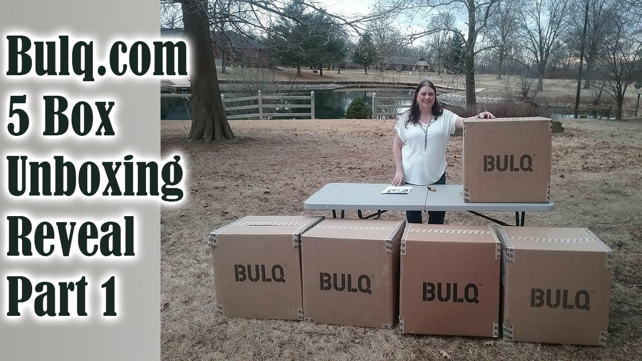 Bulq.com Unboxing Video 5 boxes free shipping Cost $330.00 reveal Part ...