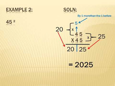 Math tricks/shortcut/technique (Squaring Numbers Ending in 5) - YouTube
