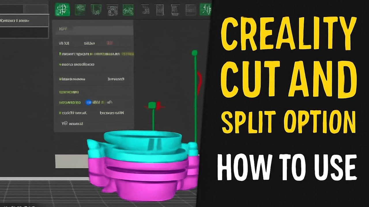 How to Print Big Models - The Creality Print Hacked Explained Cut and ...