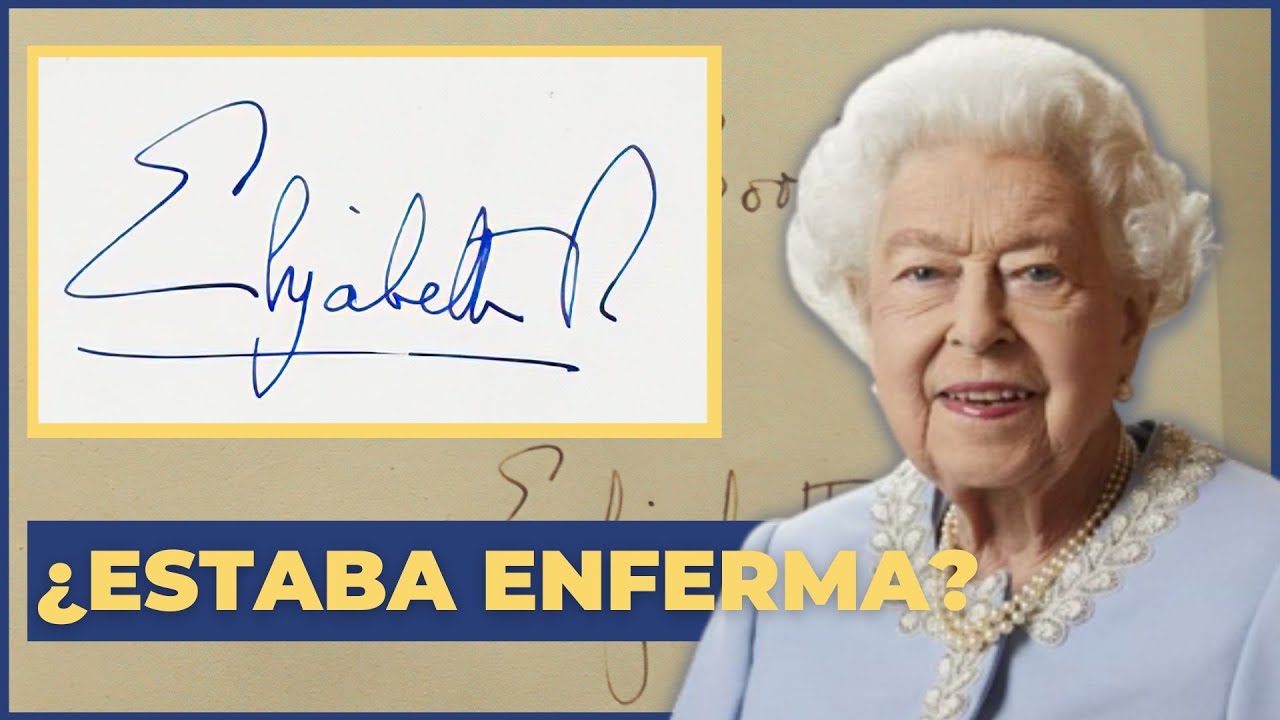 🏼 SECRETOS REVELADOS de la FIRMA y ESCRITURA de la REINA ISABEL II del ...
