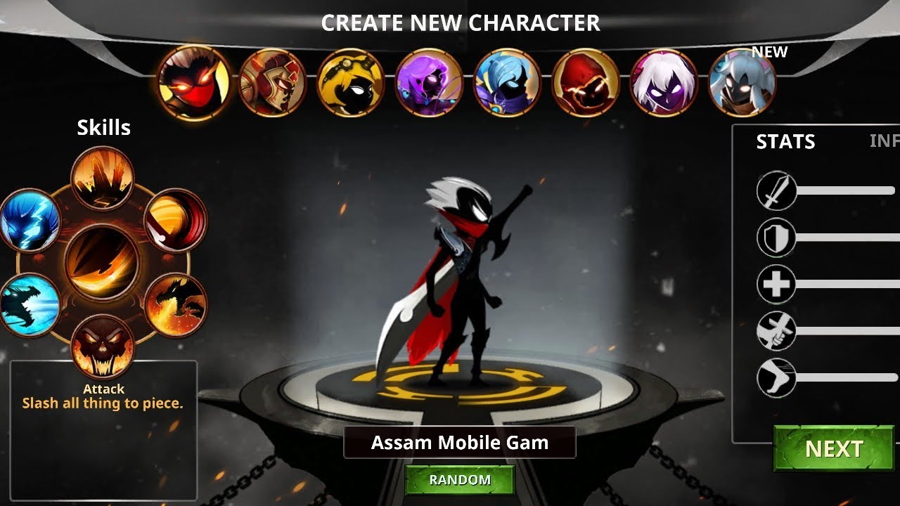 new stickman legends /all character game play video 2023 / #Assam ...