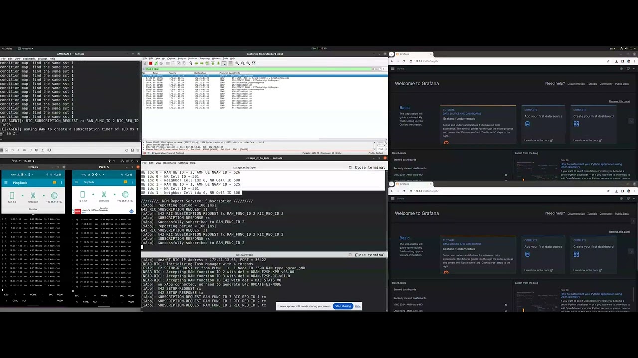 RC-SM Intra-Handover via FlexRIC - Load Balancing - Amarisoft RAN in 5G ...