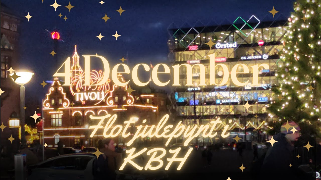 Flot julepynt i KBH (4 december 2024) - YouTube