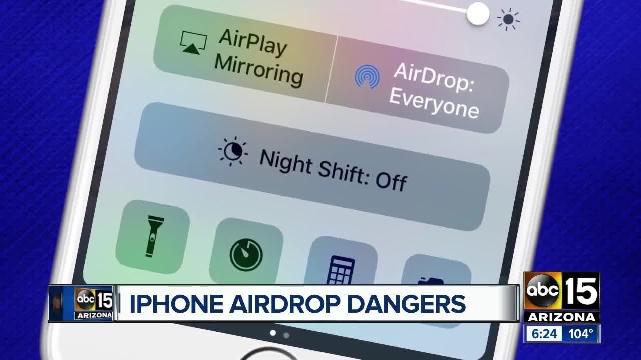 Airdrop settings could open your phone to strangers - YouTube