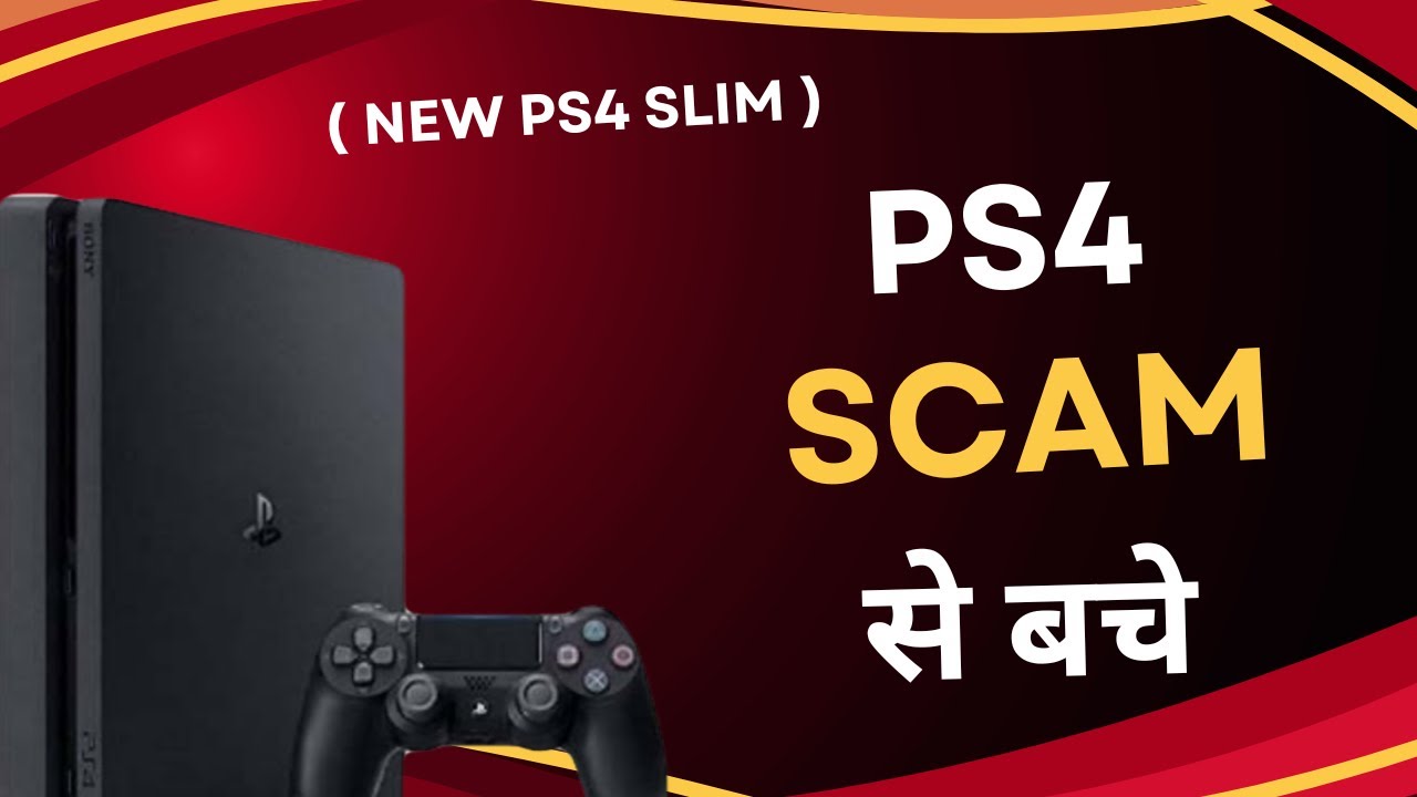 New ps4 slim scam - YouTube