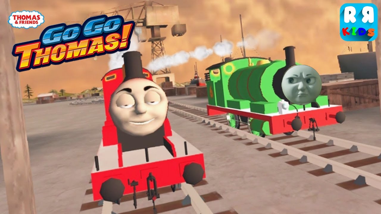Thomas & Friends: Go Go Thomas! - James vs Percy | James Sleepy Face ...