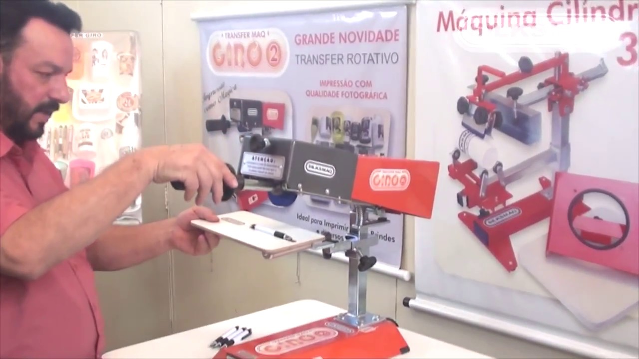 Maquina Transfer Giro impressão na caneta SILKSMAQ a Original ...