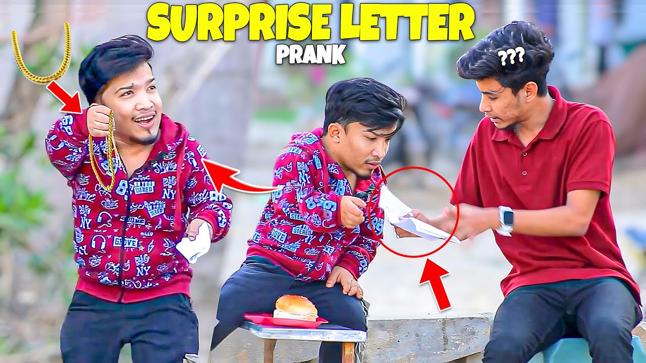 Surprise Letter Prank - Pranks in Pakistan | @NewTalentOfficial - YouTube