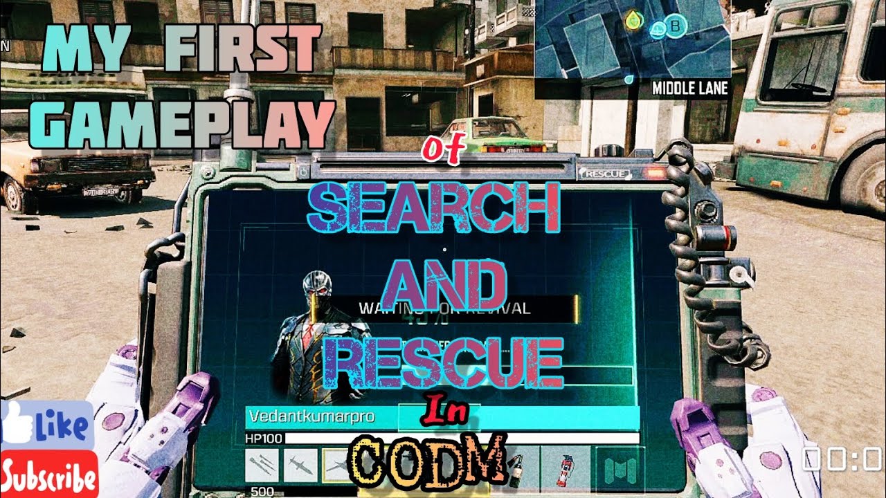 My first gameplay of Search and Rescue in CODM | Lutar CODM | #140 ...