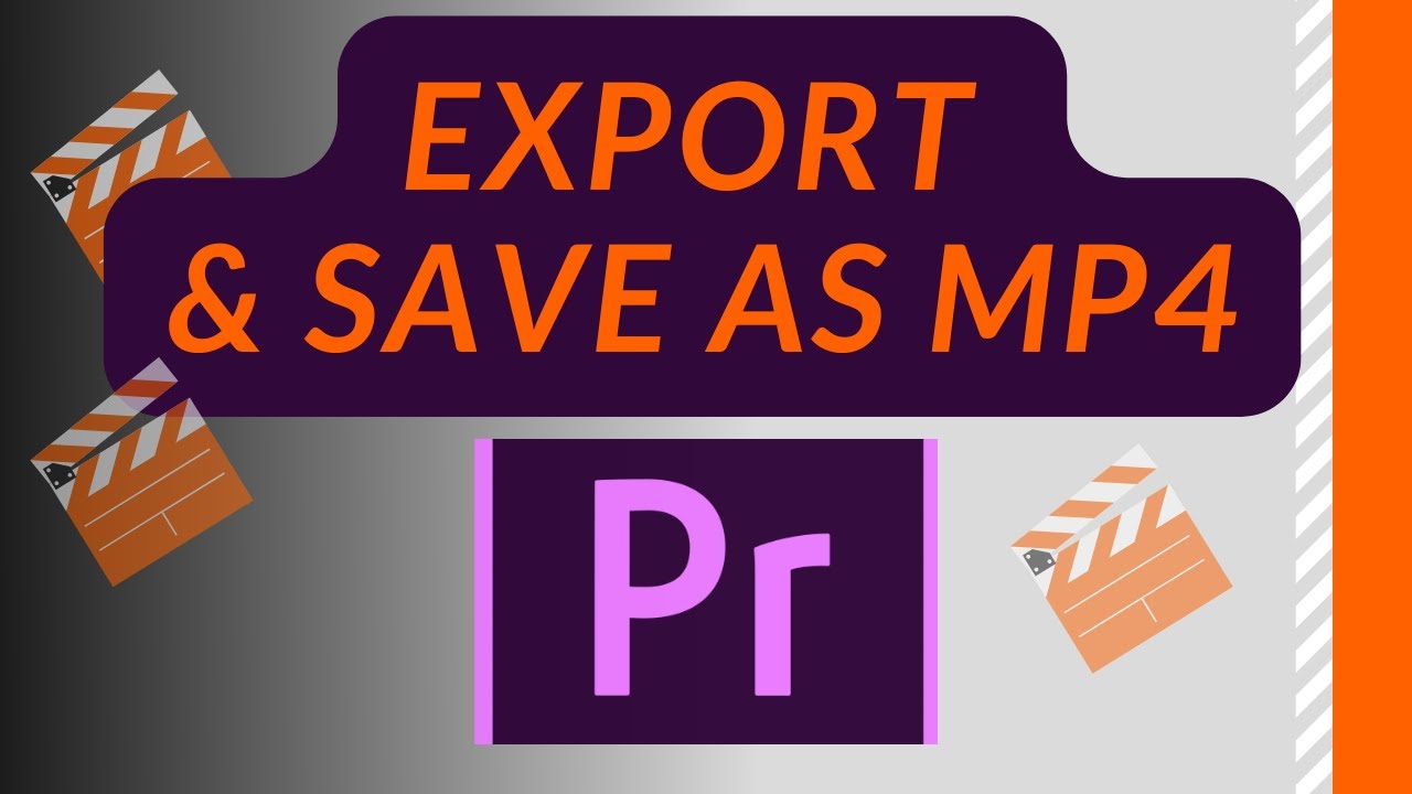 How to Export Video as mp4 - Adobe Premiere Pro CC - 2024 - YouTube