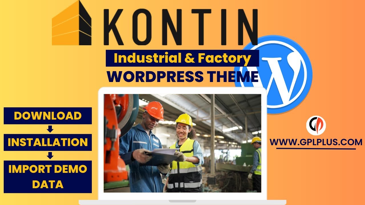 Kontin – Industrial & Factory WordPress Theme Download, Installation ...