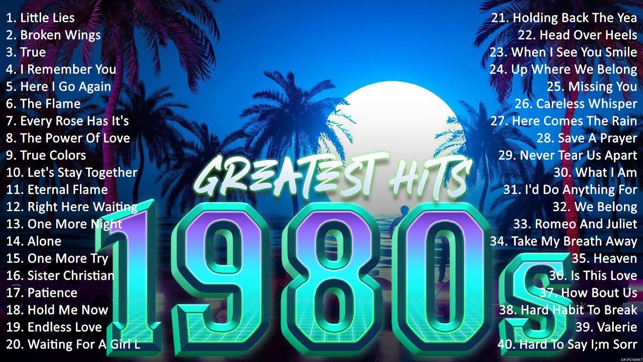 Greatest Hits Of The 80s ~ 80s Music Hits ~ The Best Songs Of The 80s ...