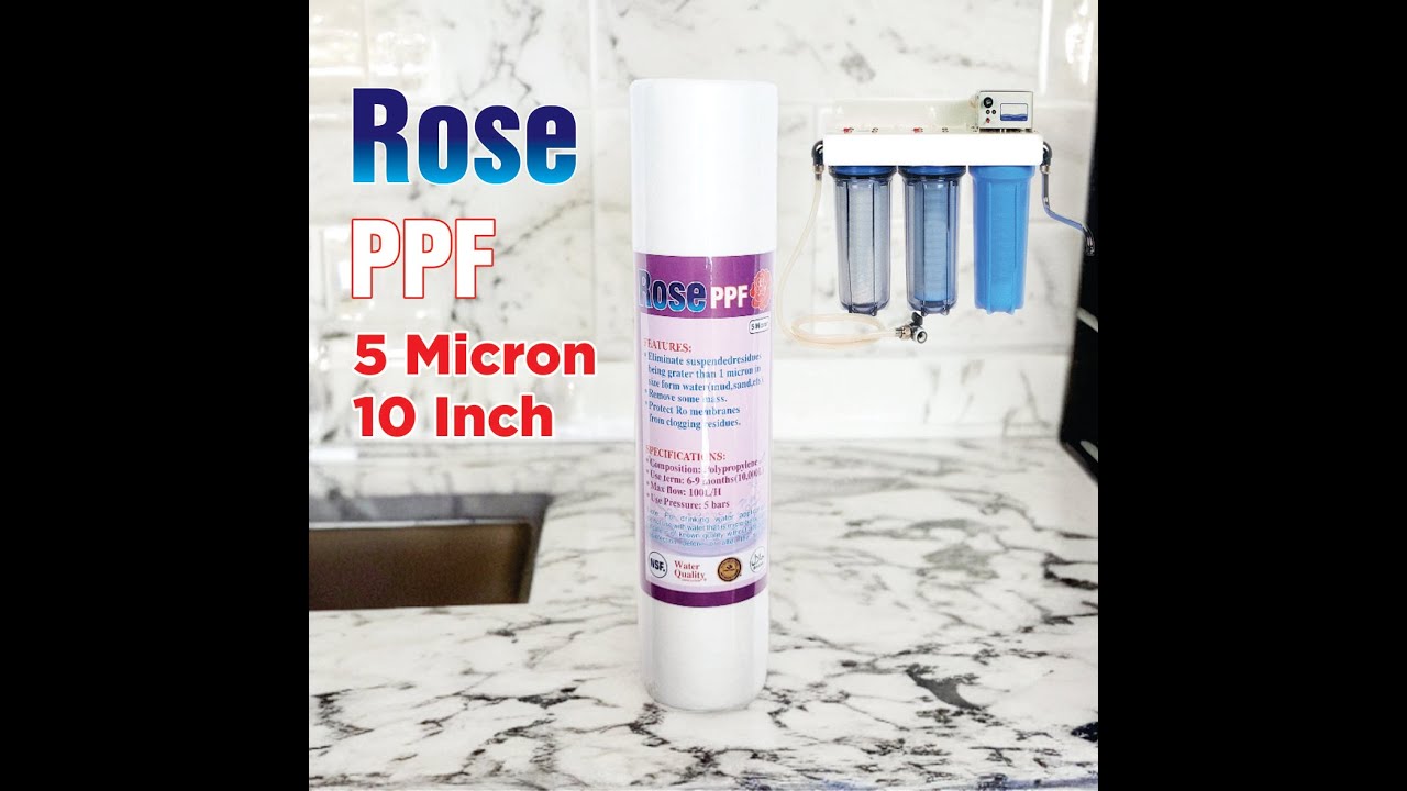 Water Filter PPF 5 Micron (Water Filter Cartridges) - YouTube