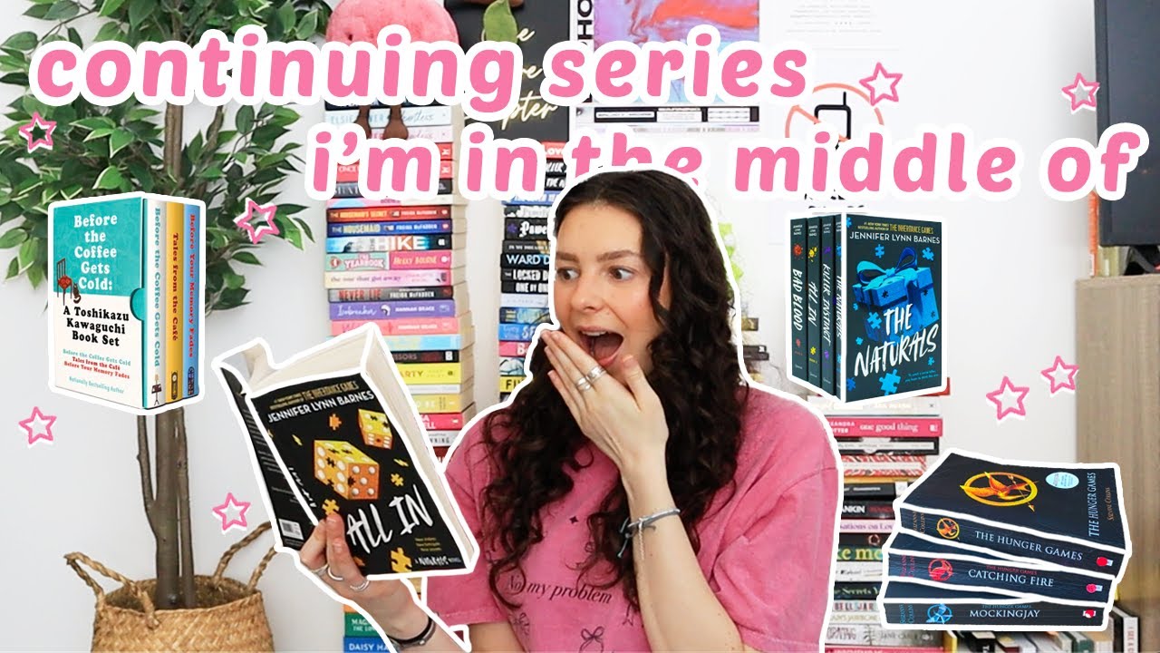 continuing series I'm in the middle of | no spoiler reading vlog - YouTube
