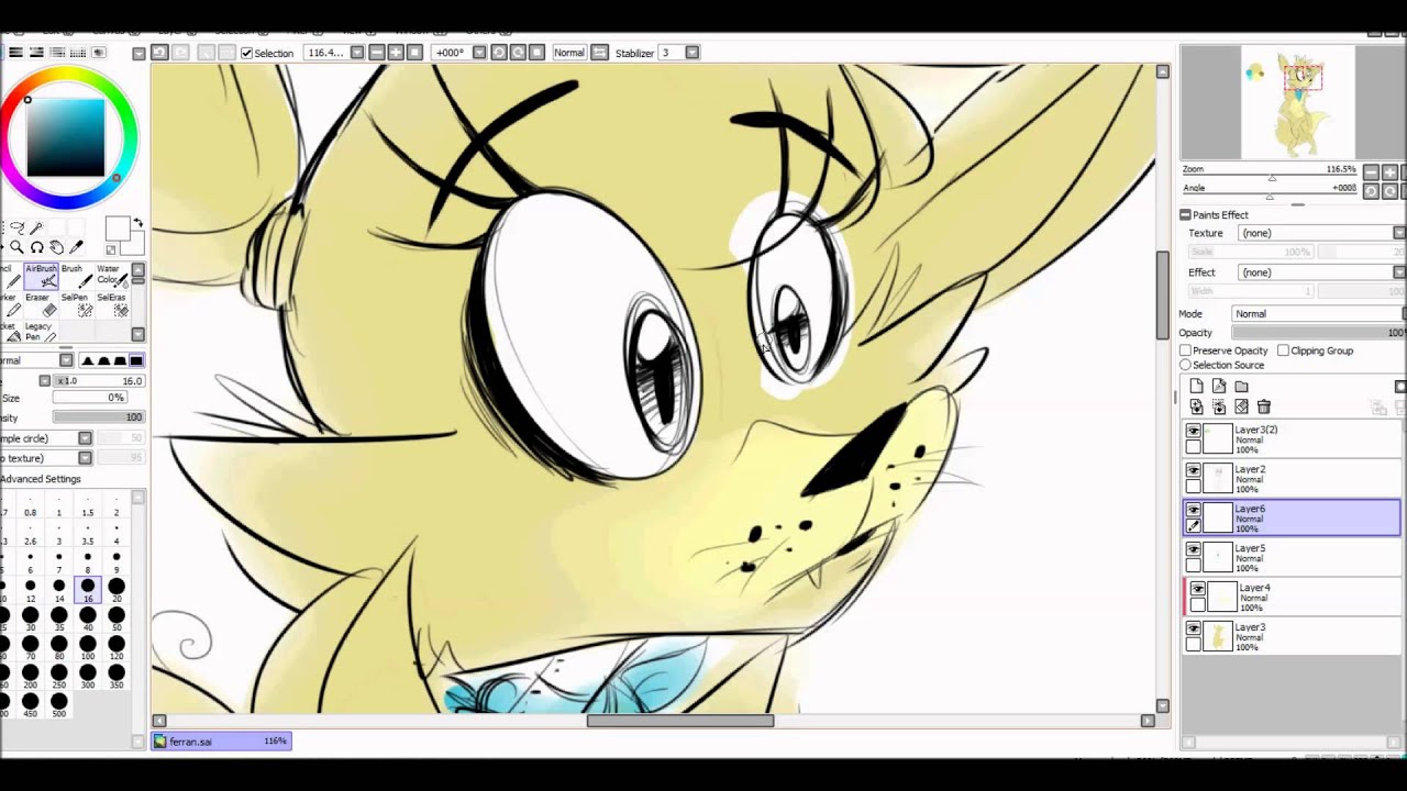 .:Speedpaint:. Ferran the Fennec Fox (FNAF OC) - YouTube