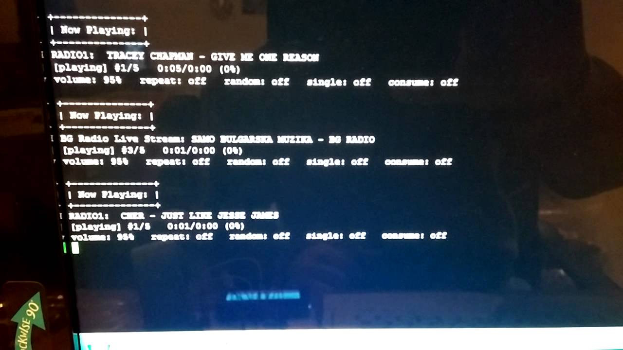 Internet radio player with Raspberry pi - YouTube