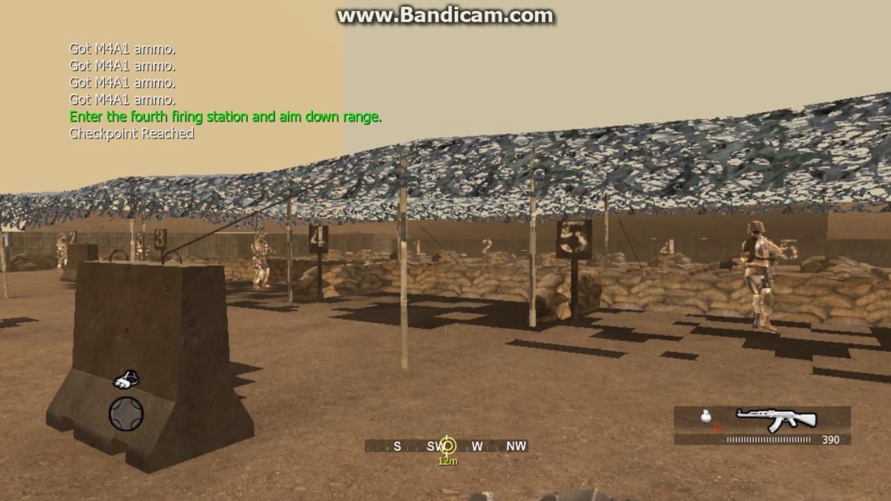 COD4 Alpha Build 253 Mission Gameplay: Kleenex Training - YouTube