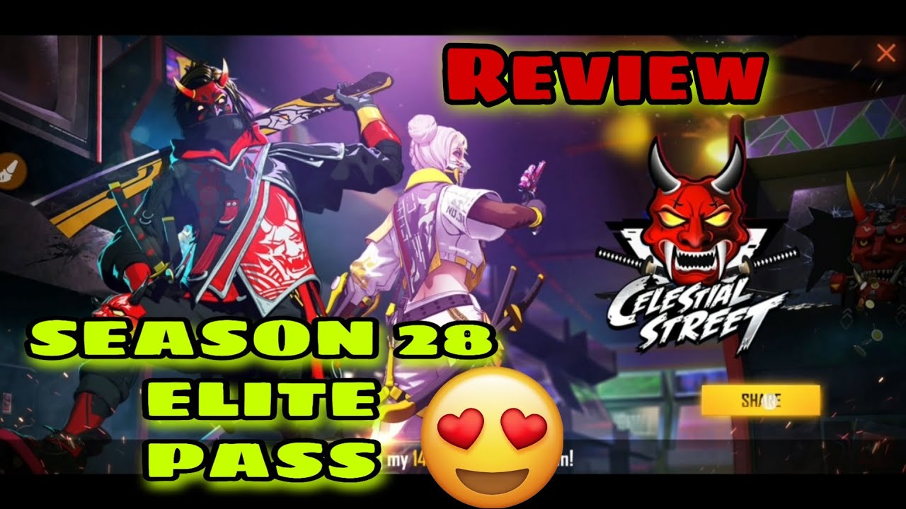 season 28 ELITE PASS REVIEW [HINDI] |#FREEFIRE |#TOXIC #SAMURAI # ...