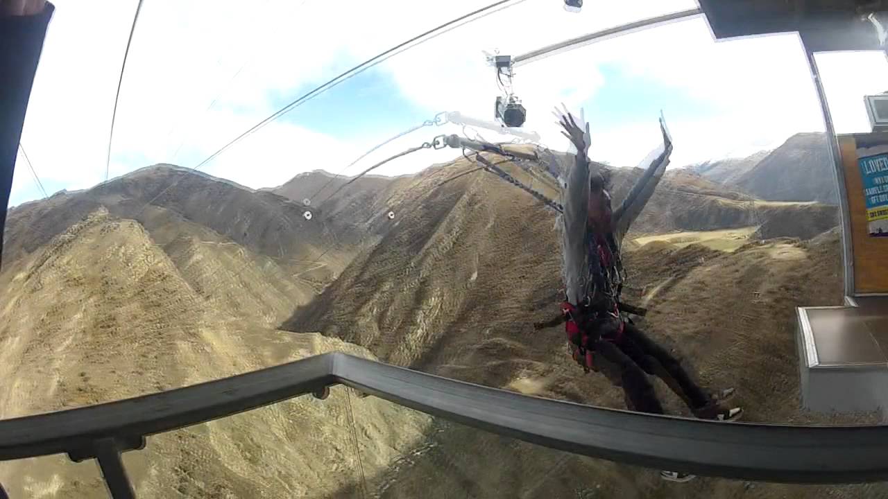 Queenstown, New Zealand Holiday (Nevis Bungy/Swing) - YouTube